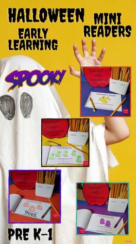 Halloween Mini Book Readers | 3 Book Set by A Thinker's Toolbox | TPT