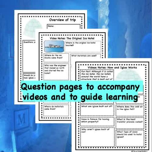 Ice Snow Hotel Virtual Field Trip by TeachWithBri | TPT