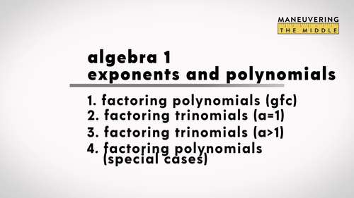 Factoring Polynomials Digital Math Activity Bundle | Algebra 1 | TPT