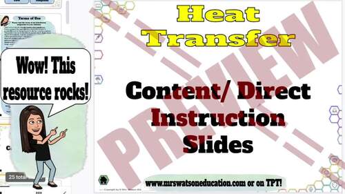 Heat Transfer "Doodle" Style Notes with Slides, INB, & Digital INB