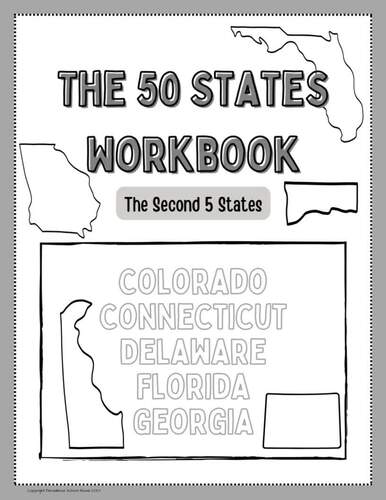 The 50 States Workbook #2 (Colorado, Connecticut, Delaware, Florida ...