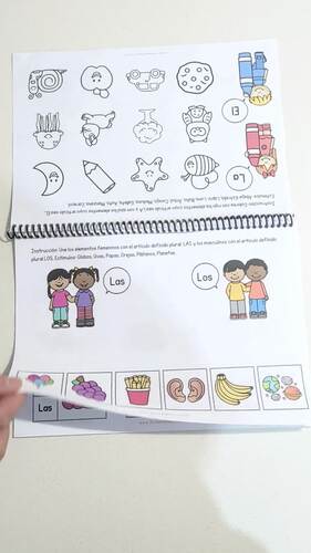 Definite & Indefinite Articles – Spanish Mini Book "Librito los artículos".