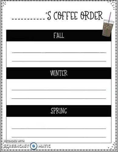 Teacher Appreciation Gift - Plan a Coffee Surprise! by VA SOL Superstars