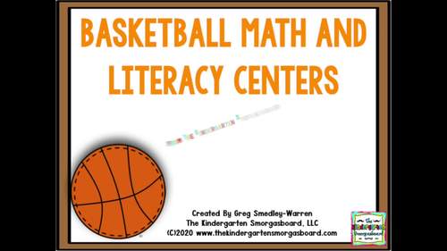 Basketball Math and Literacy Madness! by Kindergarten Smorgasboard