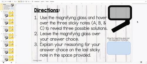 BUNDLE of Digital Reveal Interactive Slides for Middle School Math and ...