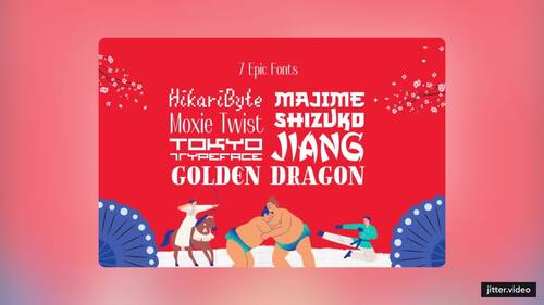 7 Authentic Japanese Style Fonts for Japan Inspired Designs. Instant ...