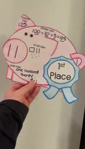 County Fair Math Place Value Crafts by The Teaching Diva Corner | TPT