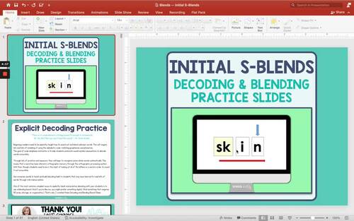 Decoding and Blending Board Slides - Initial S-Blends by School and the ...
