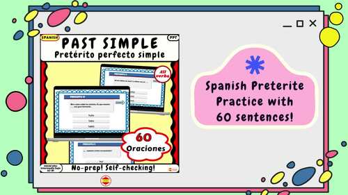 Spanish preterite practice All verbs in context Noprep Pretérito ...