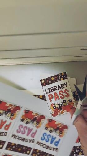 Fall VIP Office Bathroom Pass Classroom Printable Hall Passes | TPT