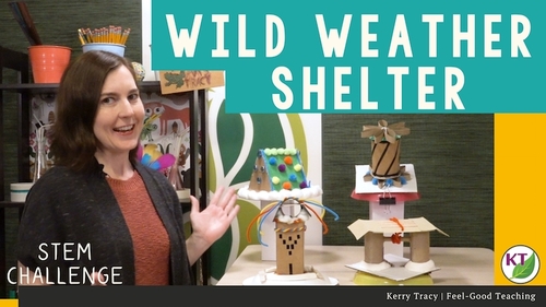 Weather STEM Challenge Video by Kerry Tracy Feel-Good Teaching | TPT