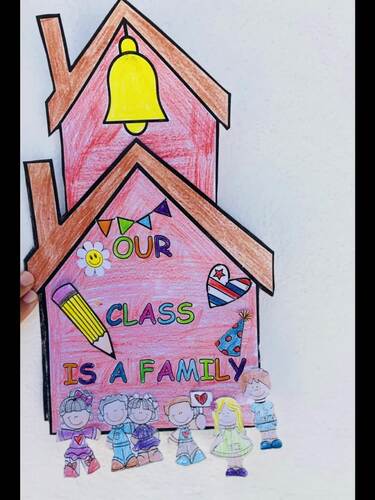 Our Class is a Family Craft & Bulletin Board Kit | back to school Door ...