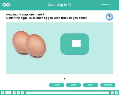 Counting to 10 | Digital Activities for Kindergarten CCSS.K.CC.A.1