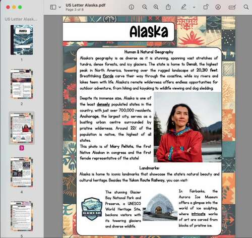 Alaska || US States || Information Text Close Reading & Comprehension ...