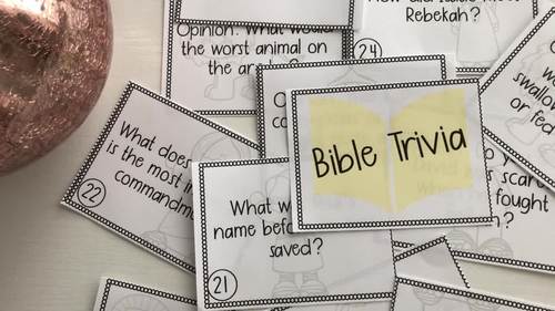 Kaboom! Bible Trivia Game for the Story of Joseph + Coat of Many Colors