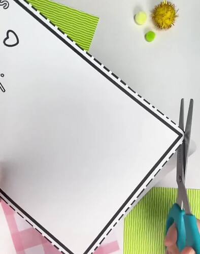 Mothers Day Craft Make a Pull Tab Letter Printable Cut & Paste Activity ...