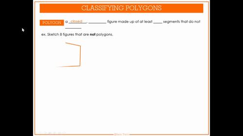 Geometry PowerPoint | Polygon Properties Angle Sum Editable Teaching Slides