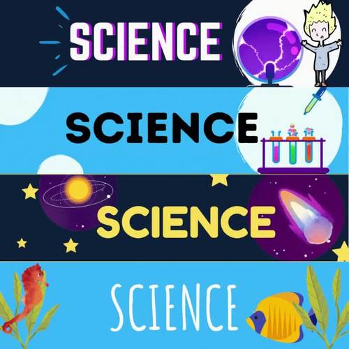 Science Google Classroom animated headers by Wonder at the World