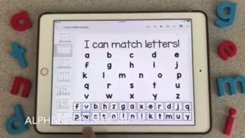 DIGITAL Adapted Work Binder ( Alphabet ) | Distance Learning by Mrs Ds ...