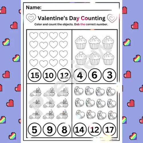 February Bundle by Preschool Garage | TPT