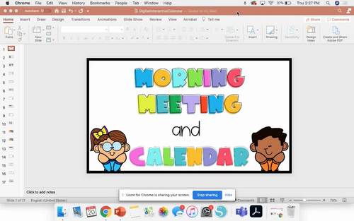 DIGITAL Calendar Routine Kit for Primary Grades- Distance Learning