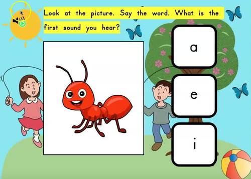 Initial Sounds Boom Cards | Phonics Games | Distance Learning | Spring ...