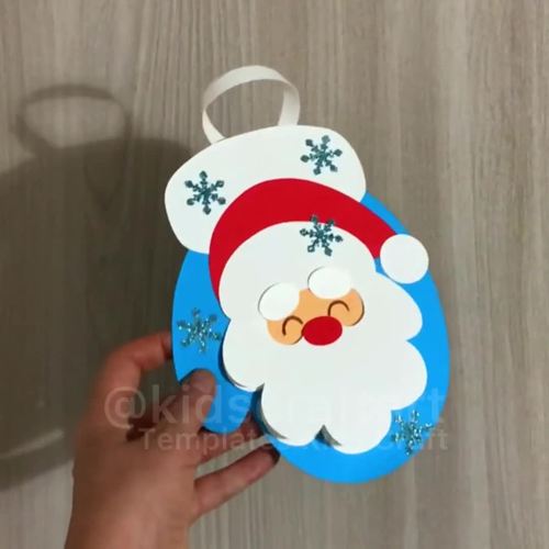 Christmas Mitten Santa Craft Bulletin Board Door Winter Decorations ...