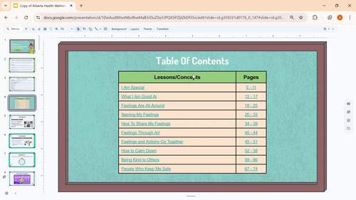 Google Slides Lessons - Alberta Health - Kindergarten - Character ...