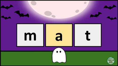 Halloween CVC and Silent E Digital Phonics | Google Slides | PowerPoint