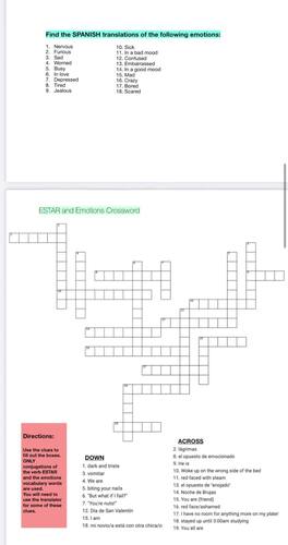 Estar, Emotions, and Locations Bundle by Profe Prazak | TPT