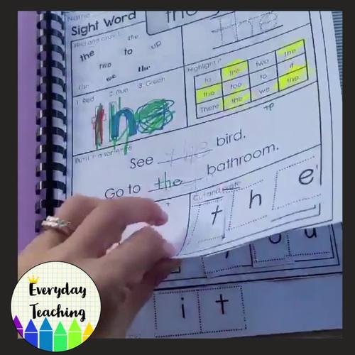 Pre-Primer Sight Words Spelling: Special Education, Autism | TPT