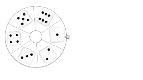 Dice Spinner 1-6 by Princess in Primary | TPT