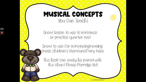 Goldilocks & The 3 Bears | Music Literacy Activity | Pease Porridge Hot ...
