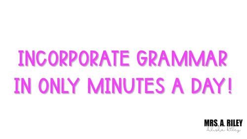 Daily Grammar Practice - Bell Ringers - Do Now - 6th Grade Grammar ...