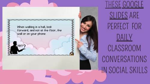 The WHY Basic Social Skills Activity Google Slides and BOOM cards