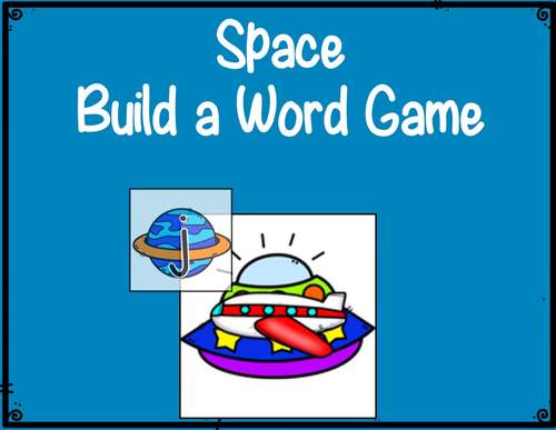 Space Themed Build a Short Vowel CVC Word by The Teaching Scene by Maureen