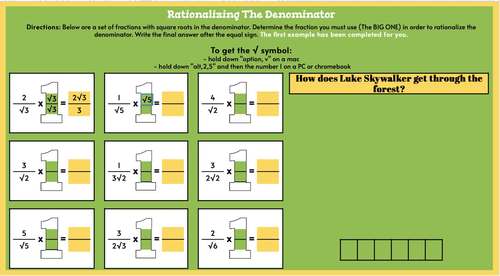 May The 4th -Rationalizing the Denominator using "The Big One ...