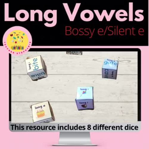 Long Vowels Silent e Bossy e Activity Phonics by Teacher Stephanie