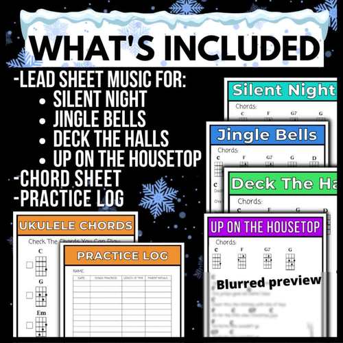 Making Medleys Ukulele Christmas Bundle → Print & Play Chord Music