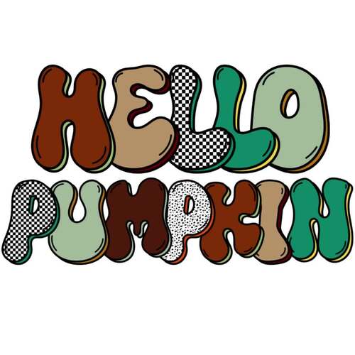 Groovy Doodle Alphabet fall, Autumn bulletin board letters font for ...