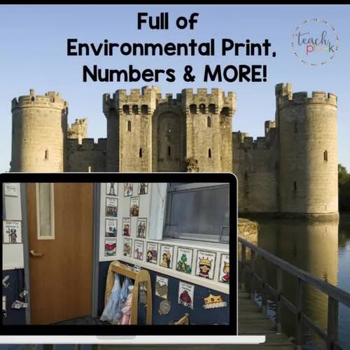 Castle Dramatic Play Center Printables, Labels, & Signs for Pretend Play