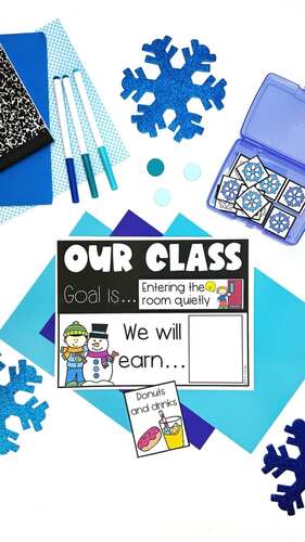 Whole Class Reward System-Behavior Incentive Chart | January by Mrs LaTulip