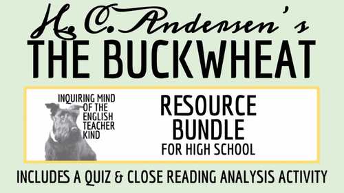 Hans Christian Andersen's Short Stories - Quiz and Close Reading Bundle