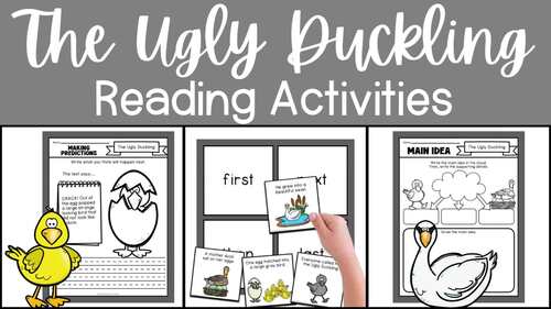 The Ugly Duckling Comprehension Activities For Your Reading Centers