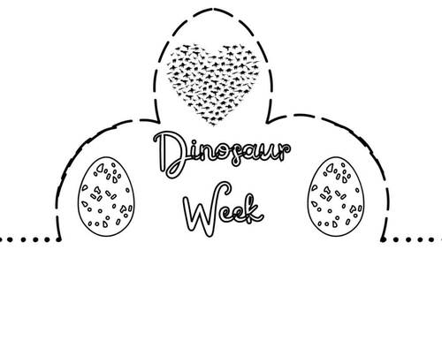 Dinosaur Week Crowns - Dino Theme Based Learning - Jurassic Period