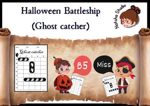 Halloween Battleship - Ghost catcher for elementary | TPT