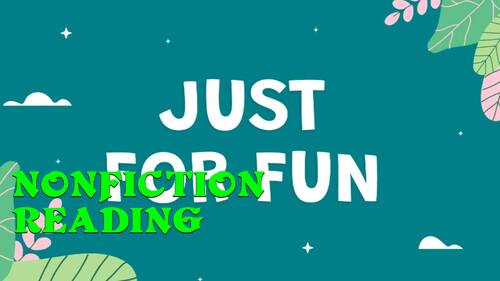 Nonfiction Reading Comprehension Google Slides Digital Resources