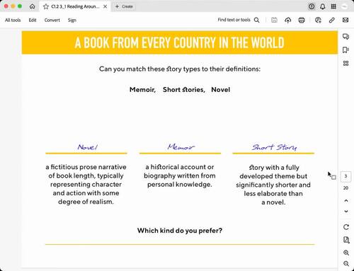 ESL Advanced Lesson: Learn the How About Reading Around the World