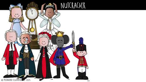 Nutcracker clip art, Christmas clip art COLORED Version by Melonheadz ...
