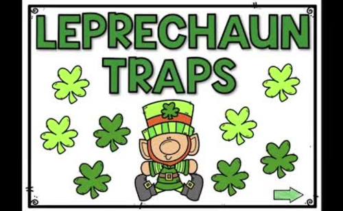 St. Patrick's Day Story Reading Comprehension activities and Boom Cards